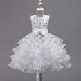 IFNWSV Girls Summer Dresses Solid Color Sleeveless Round Neck Tulle ...