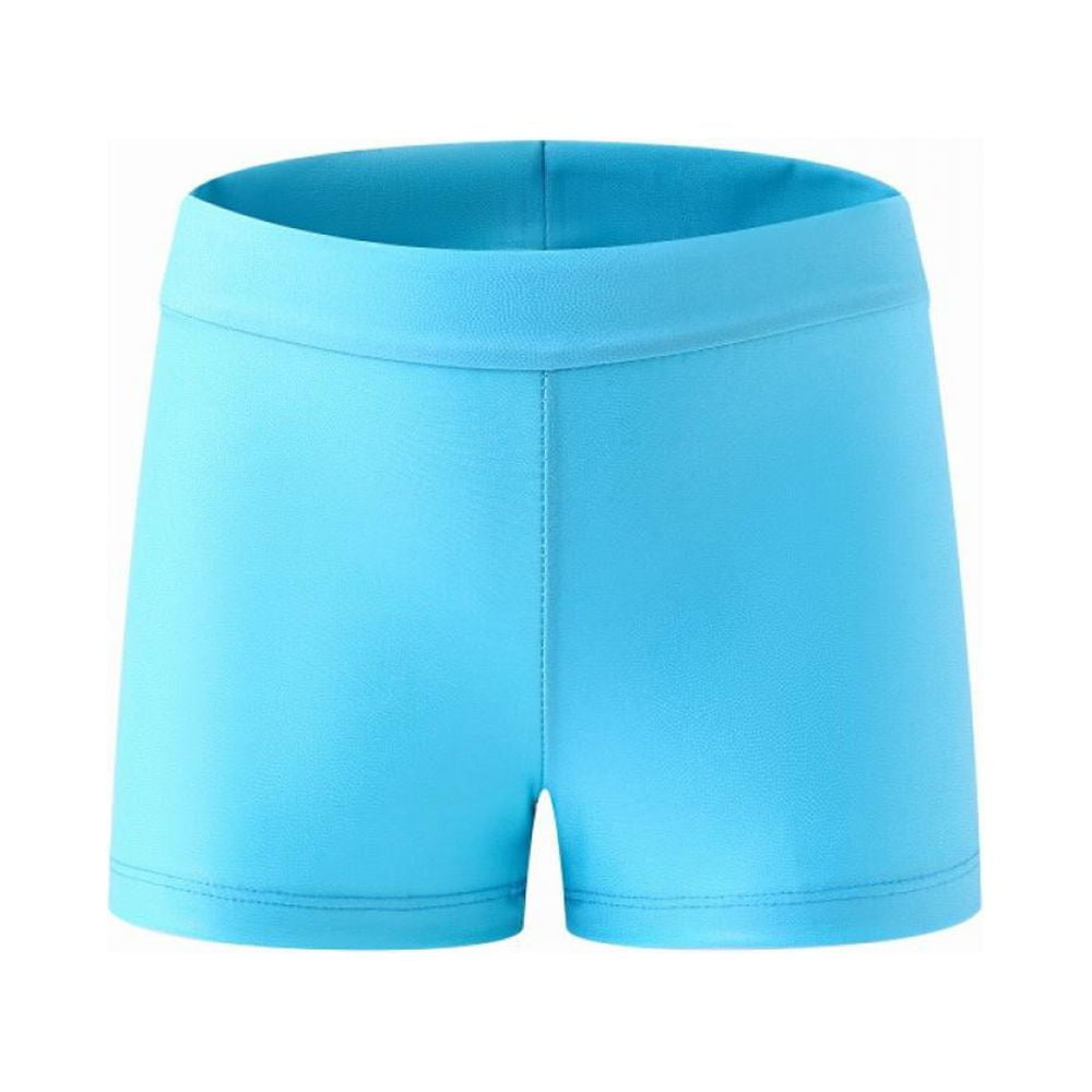 SILVERCELL Girls Gymnastic Shorts Glitter Ballet Dance Shorts Metallic ...