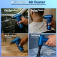 Electric Compressed Air Duster Blower Gun, Cordless Rechargeable Mini ...