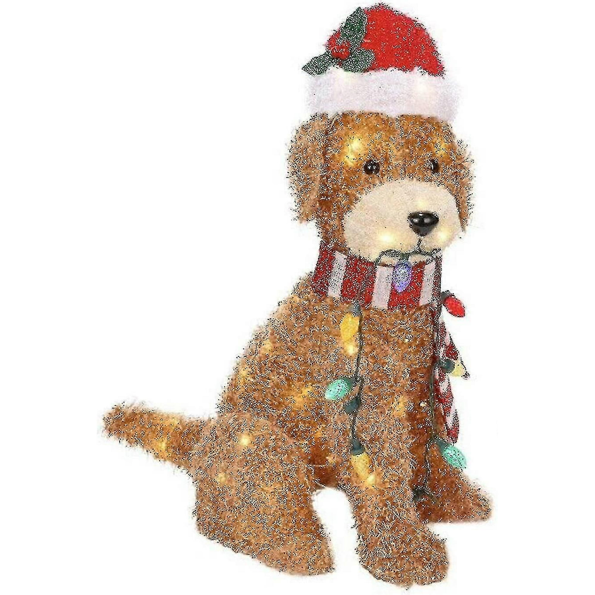 Click here for Dfrg Christmas Led Light Up Fluffy Doodle Dog With... prices