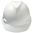MSA 475358 V-Gard Cap Style Safety Hard Hat With Fas-Trac III Ratchet ...