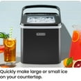 Iceman Compact Bullet Ice Maker with Dual-Size and 0.88lb Capacity ...