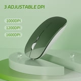 Uciefy Wireless Mouse Rechargeable Optical Mouse Slim Silent Mouse with ...