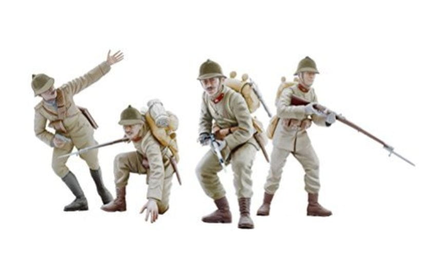 Italeri Model Kit - Italian Infantry Soldiers - 1:35 Scale - 6532 ...
