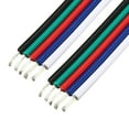 Uxcell 16ft / 5m 22AWG 5 Pin 5 Color Cable Line RGB Wire for LED 5050 ...