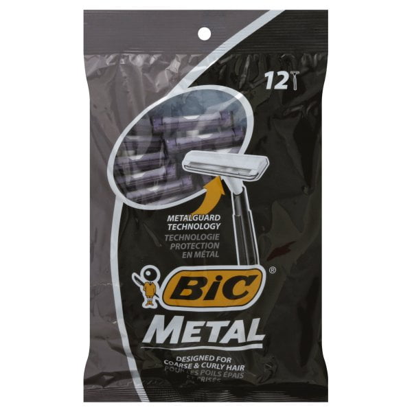 BIC Metal Disposable Razors, 12 Count - Walmart.com