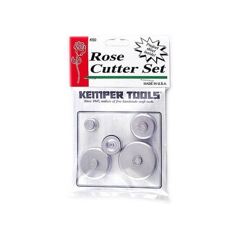 Kemper Tools Rose Cutter Sculpting Tools - .5 to 1.5 inches - 5 piece ...