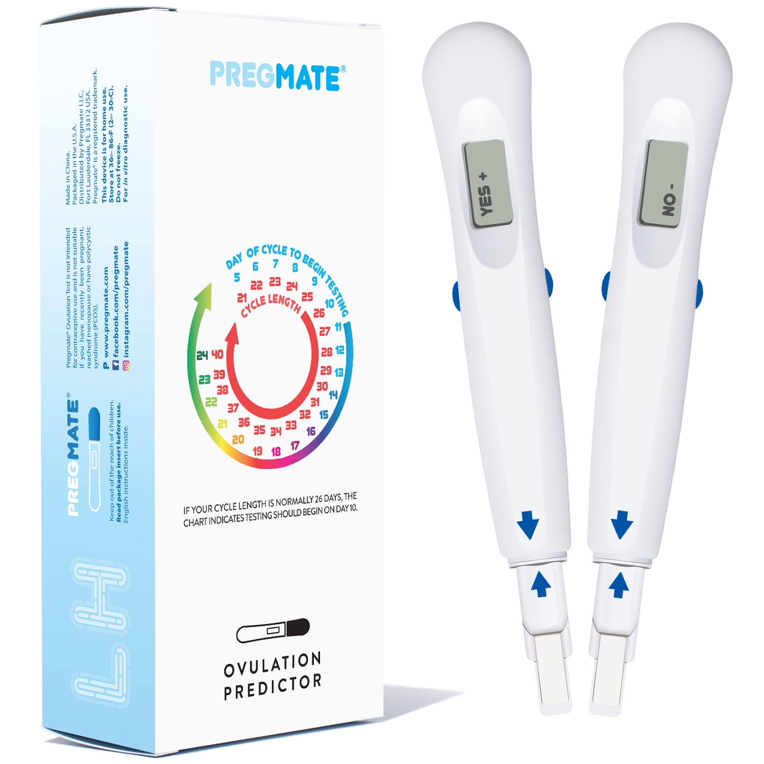PREGMATE 10 Digital Ovulation Tests OPK LH Surge Predictor Kit (10 Pack ... PREGMATE 10 Digital Ovulation Tests OPK LH Surge Predictor Kit (10 Pack ...