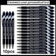 Custom Engraved 10pcs Round Ballpoint Pens - Smooth Writing ...