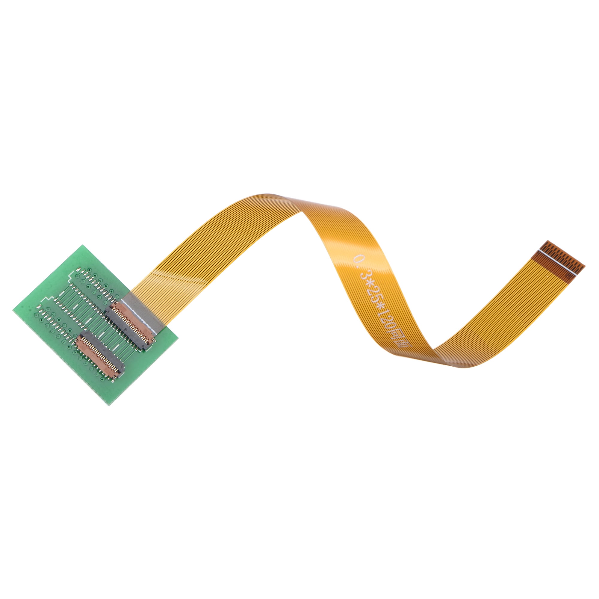 Uxcell Flexible Flat Ribbon Cable with Extension Connector 0.3mm Pitch ...