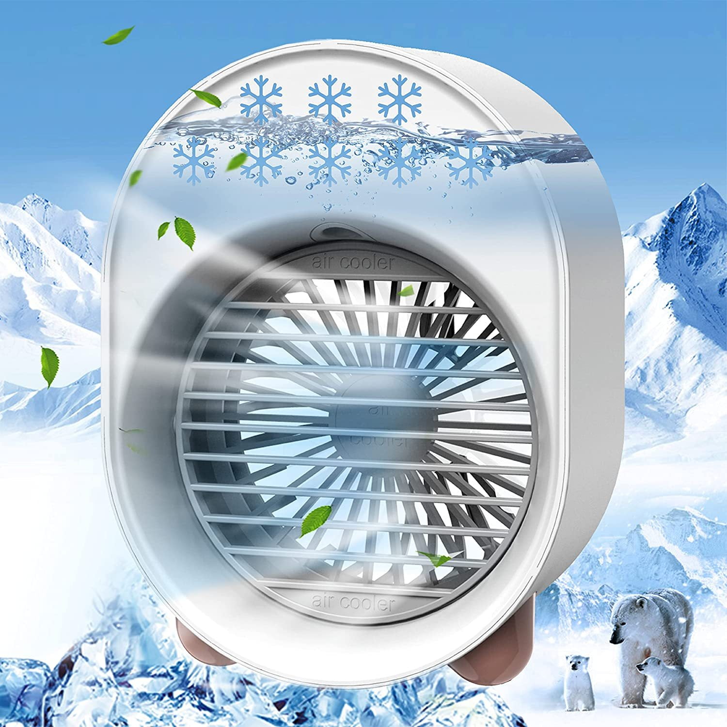 Portable Mini Air Conditioner Fan Personal Evaporative Air Cooler With
