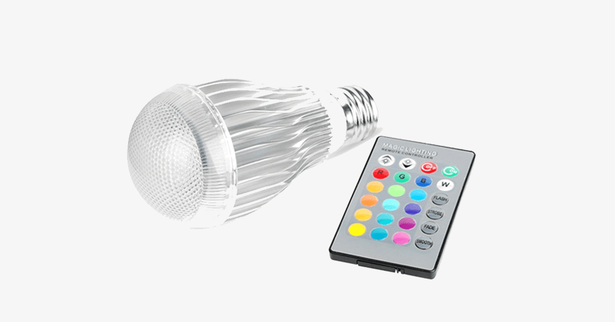 Magic Color Changing LED Light Bulb with Remote Control | Walmart Canada
