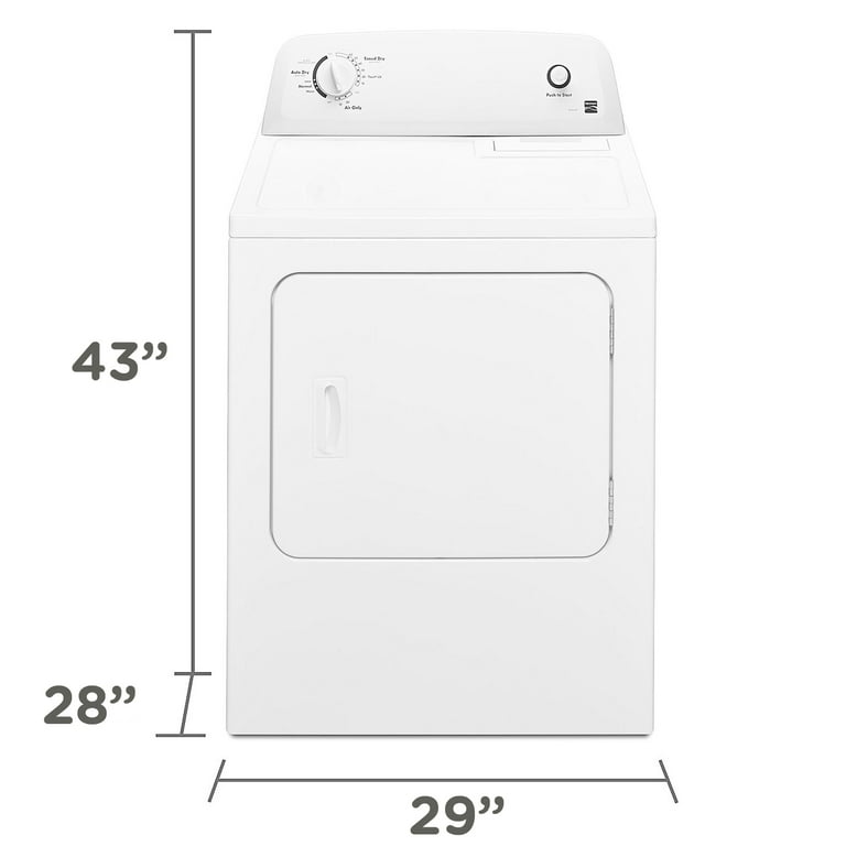 Kenmore Washing Machine Dimensions