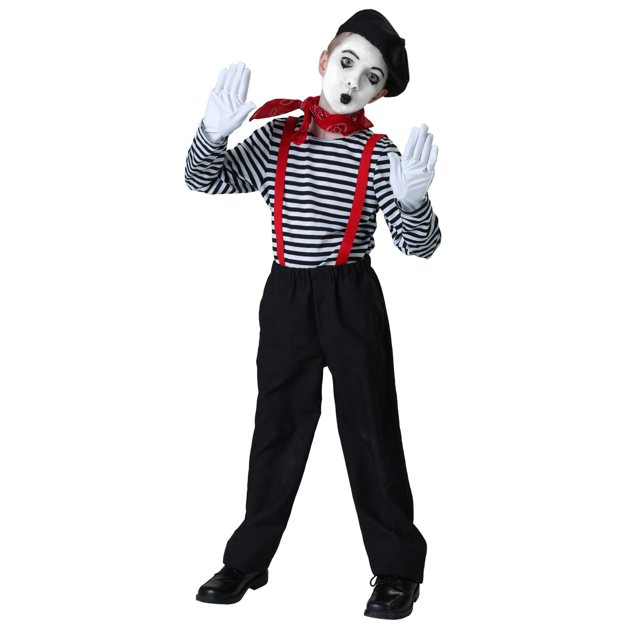 Click here for Fun Costumes Child Mime Costume Xl prices