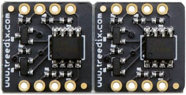 Treedix Opto-Isolator Breakout Board with Two Photodiodes Built-in Comes with 2 Channel Coupler ...