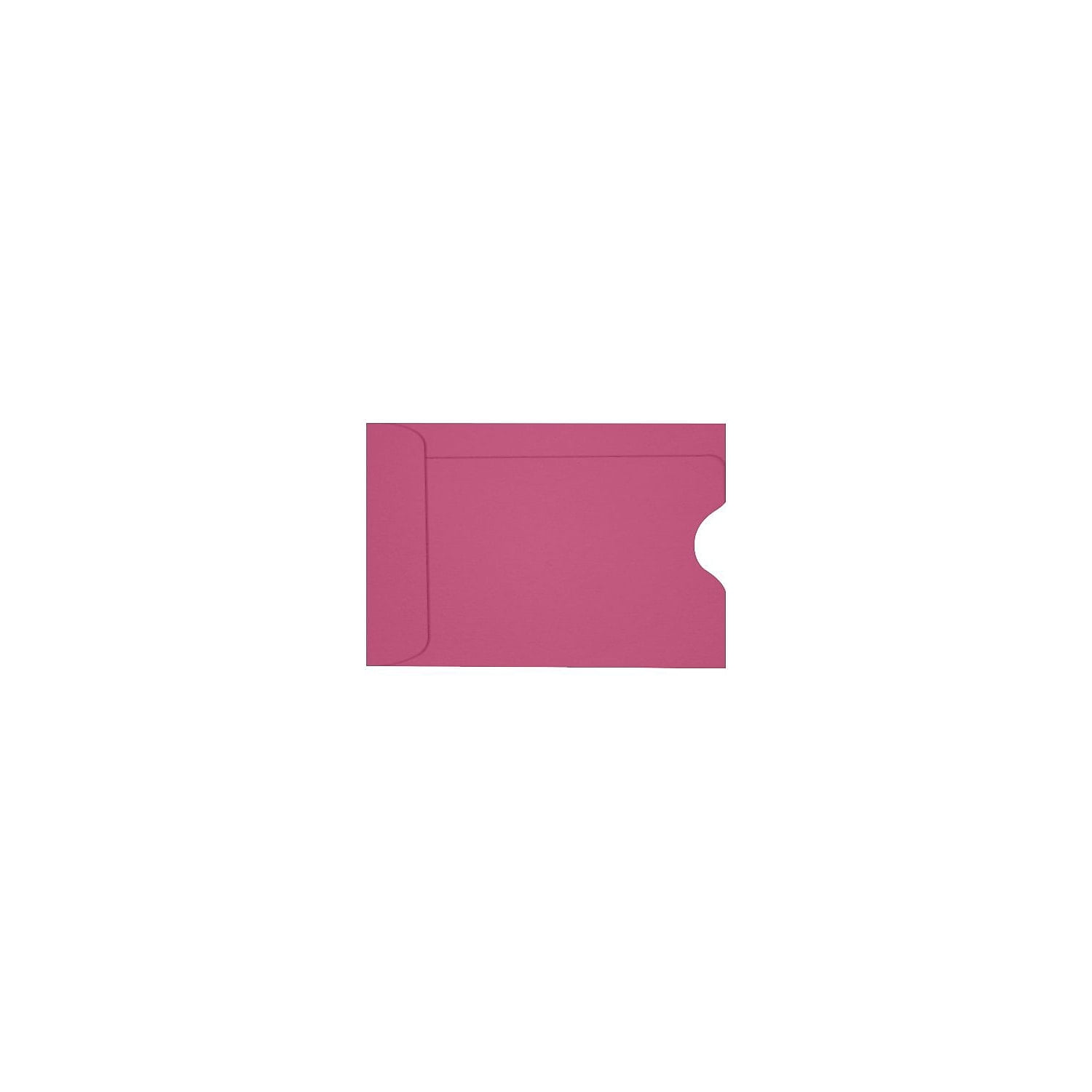 Credit Card Sleeve 2 3 8 X 3 1 2 Magenta 50 Qty Walmart