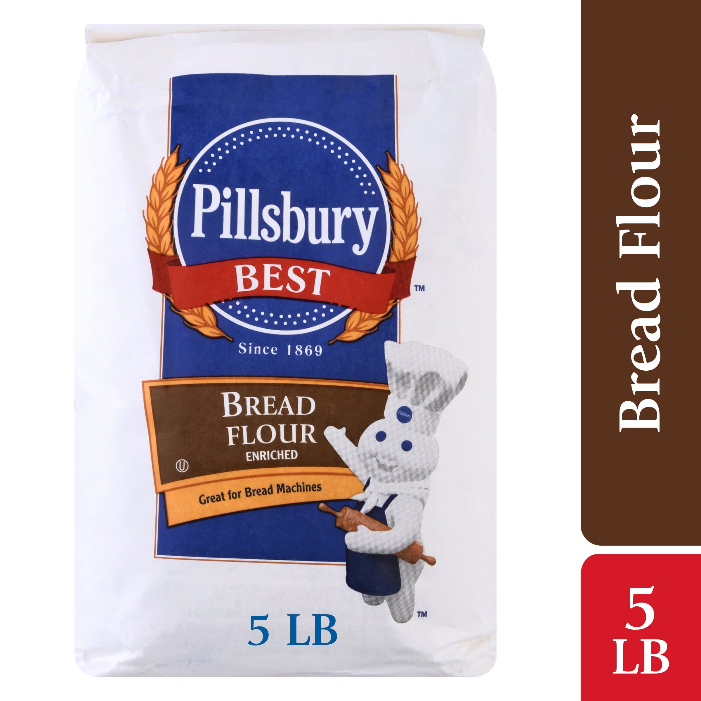 Pillsbury Best Bread Flour, 5 lb Bag - Walmart.com