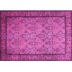 Mark&Day Area Rugs, 6x9 Everly Traditional Bright Pink Area Rug (6'7" x ...