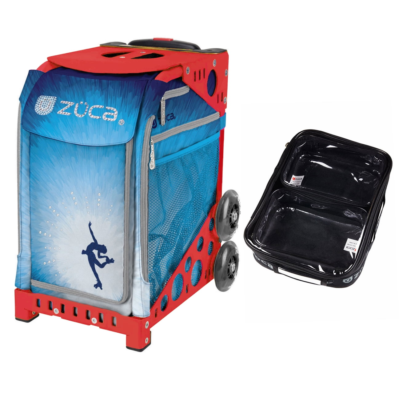 Zuca 18" Sport Bag - Roller Dreamz (Red Frame) with One Large and Two ...