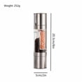 Bidirectional Manual Pepper Grinder with Stainless Steel Head ...