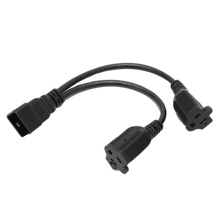 IEC320 C20 Y Splitter Power Cable, IEC320 C20 Y Splitter Power Cord OFC ...
