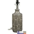 Better Homes & Gardens Flora Ceramic Gray Lamp Base with Toggle Switch ...