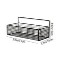 TERGAYEE Hanging Wire Baskets，Adhesive Wire Wall Storage Basket,Cabinet ...