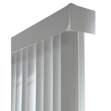 Achim Home Furnishing Vertical Blinds, 78" wide by 84" long, Ribbed ...