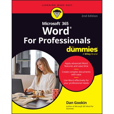 For Dummies (Computers): Word 2016 for Professionals for Dummies ...