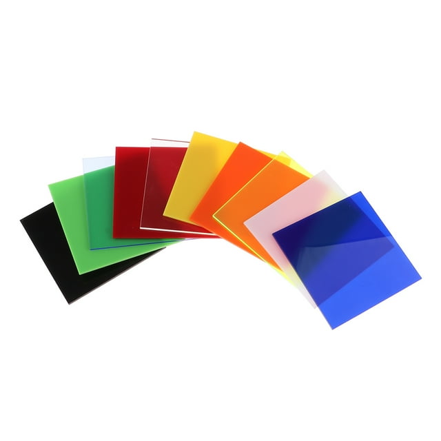 10 Pieces Acrylic Board Consumables Perspex Panel Thickness Sheets ...