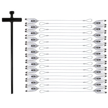 5 Dozen Berkshire Standard Disposable Trap Stakes with 15-inch cable ...