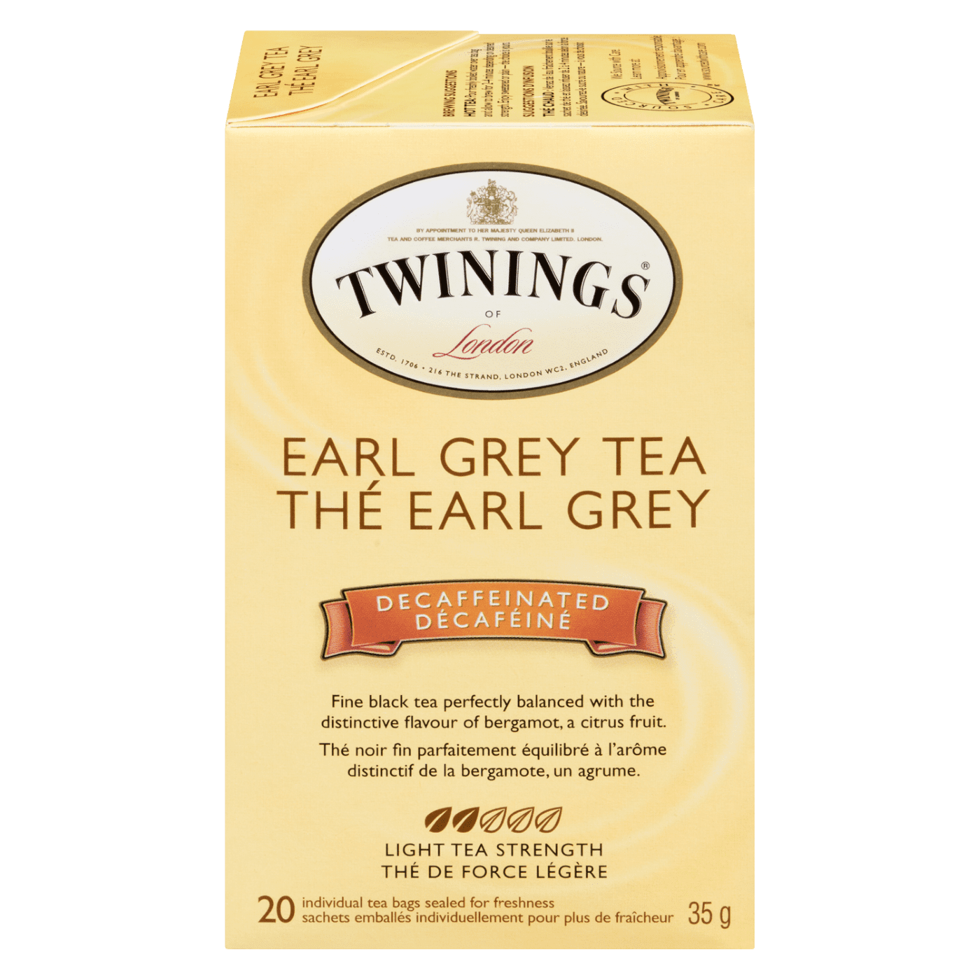 Click here for Twinings Earl Grey Decaffeinated Tea 35 G prices