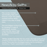 NewLife by GelPro Professional Anti-Fatigue Floor Mat 24x36 Stone ...