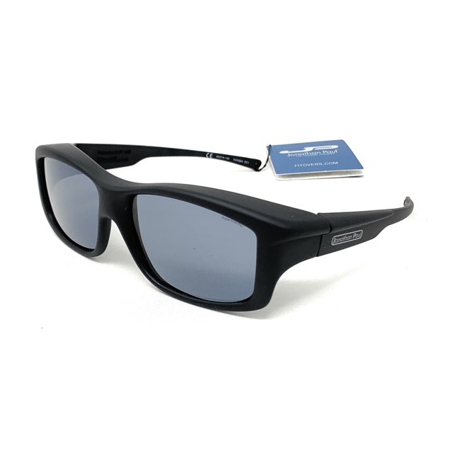 New JONATHAN PAUL Polarized Sunglasses Fitovers Yamba Satin Black Grey ...