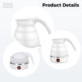20.29 oz / 600 mL Collapsible Electric Kettle, Travel Size, Food-Safe ...