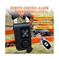 Electric Bike Cable Lock Remote Control Anti Theft Sound Alarm Cut ...