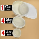 La Cuisine Microwave Cookware Set - 18 Pc with Lids - Dishwasher Safe ...