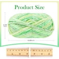 GZhLonKiMa Velvet Yarn Crocheting Fuzzy Yarn, Premier Plush Parfait ...