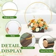 36Pack Floral Hoop Centerpiece Kit, 12Pcs 12'' Metal Floral Hoop ...