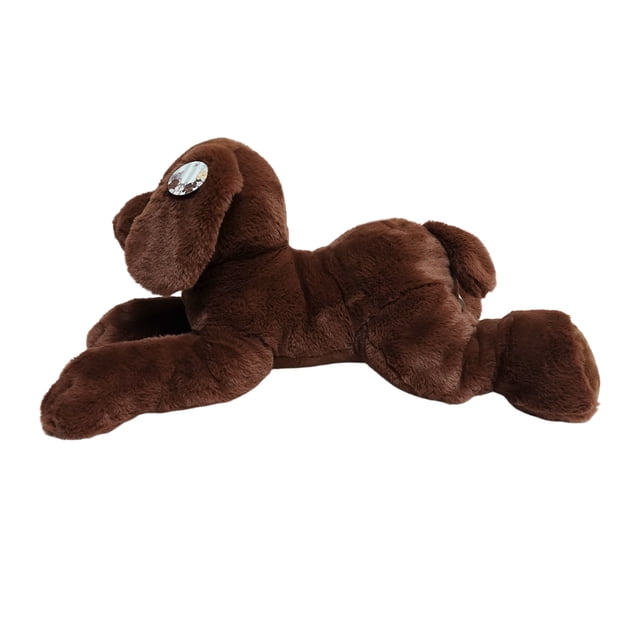 Plush Lying Labrador Chocolate, 26inch for all ages - Walmart.ca