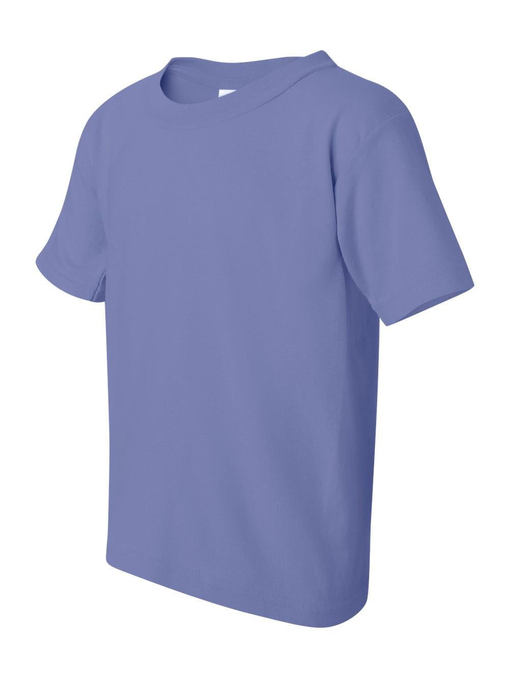 Gildan - Heavy Cotton Youth T-Shirt - 5000B - Violet - Size: L ...