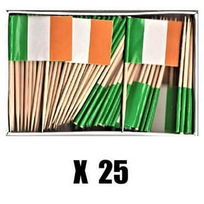 25 Box Wholesale Lot of Puerto Rico Toothpick Flags, 2500 Small Puerto ...