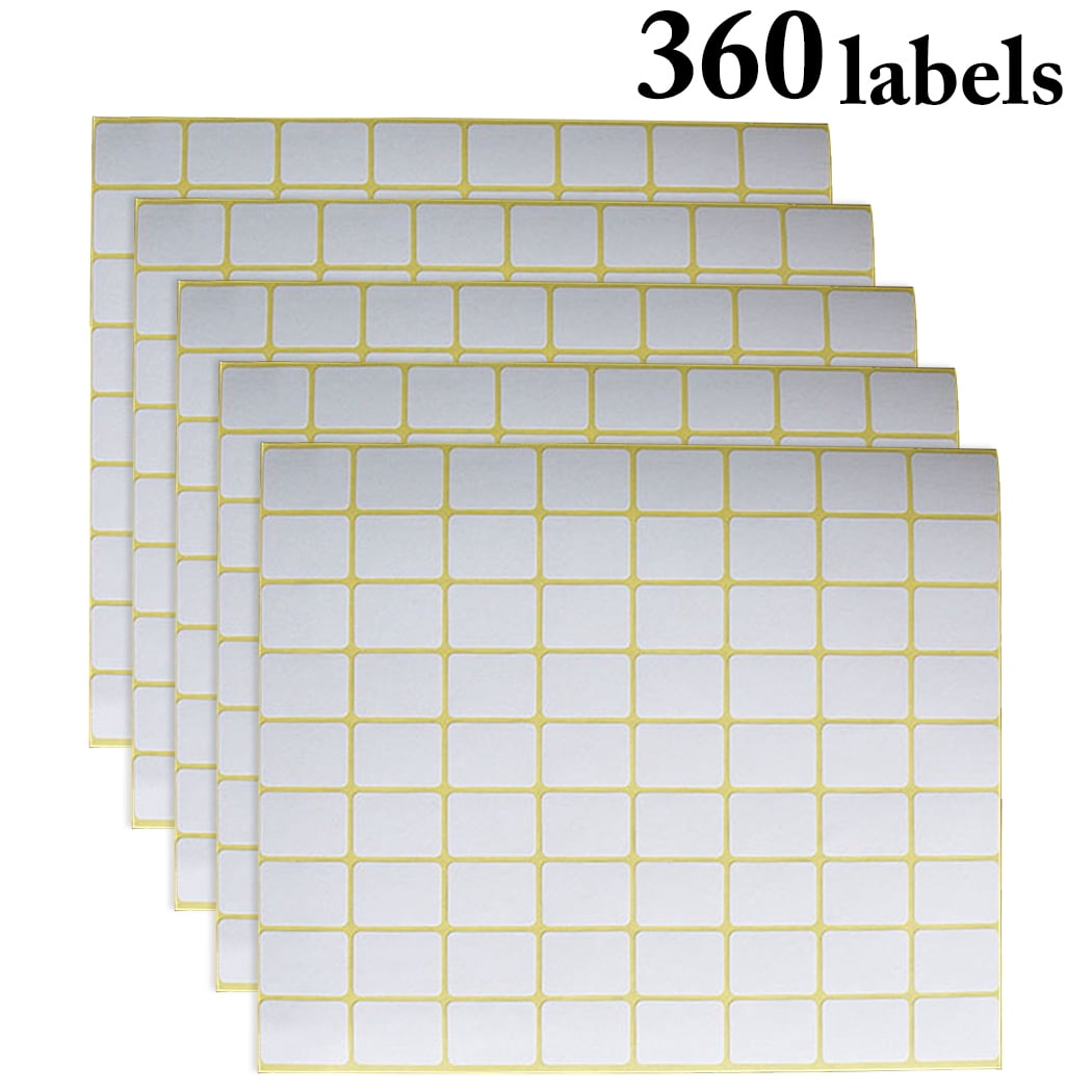 Blank Label Sticker Self-adhesive Mini Name Tag Label Note Tag Sticker ...