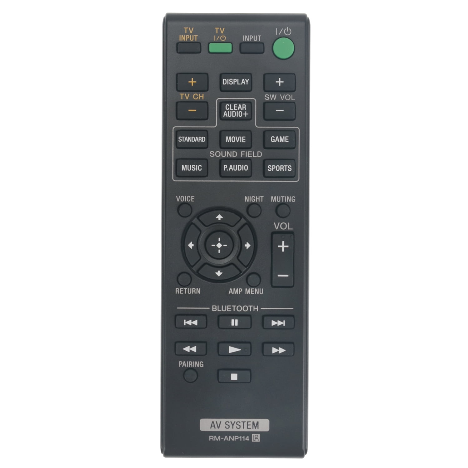 New Remote Control RM-ANP114 for Sony soundbar Sound Bar HT-CT37 HT ...
