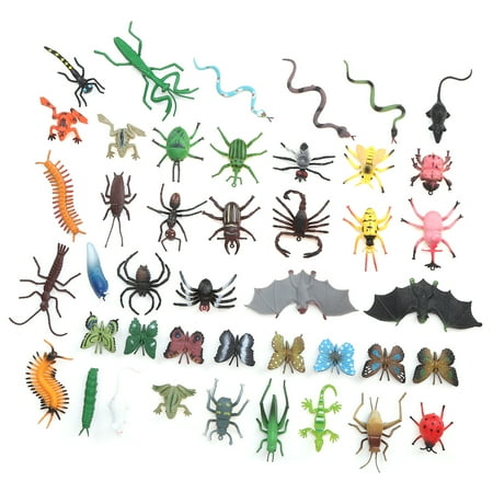 Cergrey Dinosaurs Insects Model, Education Dinosaurs Model, 43pcs / set ...