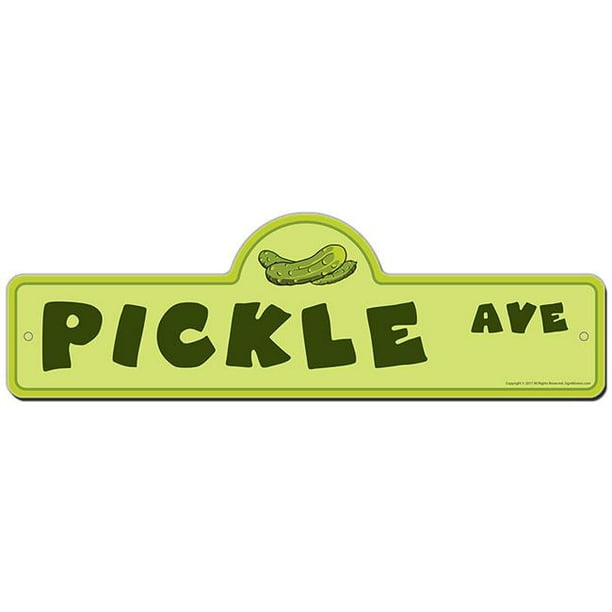 SignMission P-720 Pickle Pickle Street Sign - Walmart.com