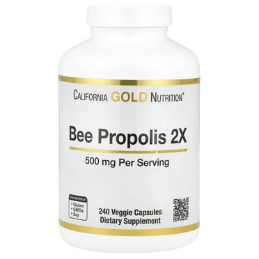 VitaCosmoX Bee Propolis High Potency, Concentrated Extract 500 mg ...