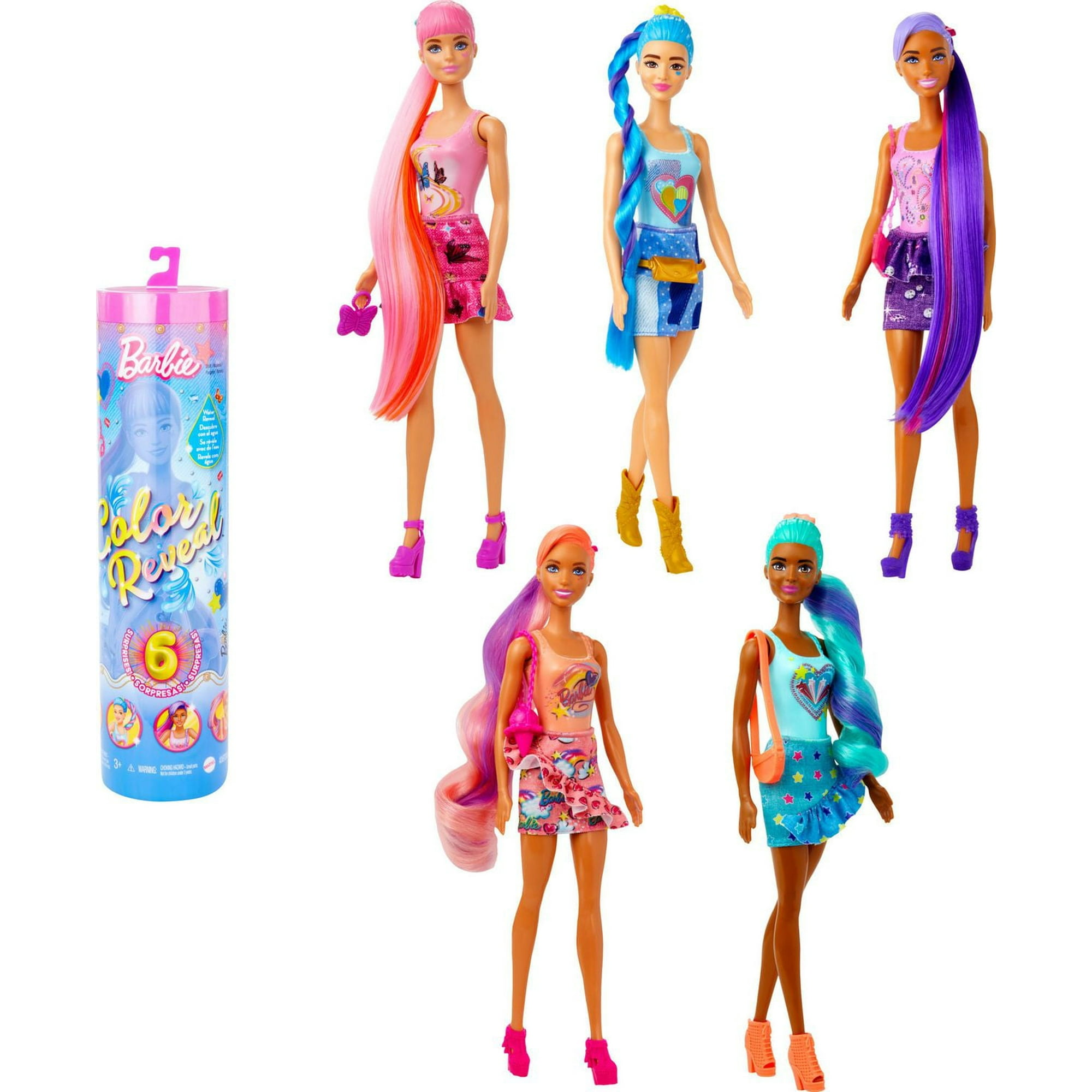 Click here for Barbie Color Reveal Doll With 6 Surprises  Totally... prices