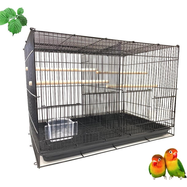 Center Divider Breeding Breeder Bird Flight Cage 24" x 16" x 16"H For ...