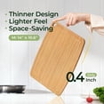 Bamboo Cutting Board, Lightweight & Durable Wood Cutting Board ...